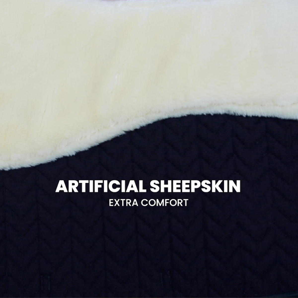 Kentucky Horsewear Skin Friendly Saddle Pad Velvet Jumping, Beige ...