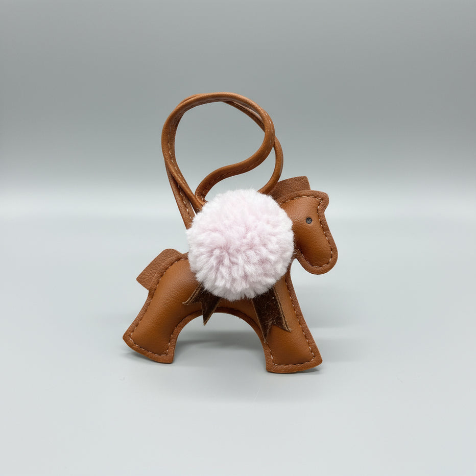 Billy's Blue Ribbon Horse Bag Charm, Chestnut/Pink – Dapper Horse